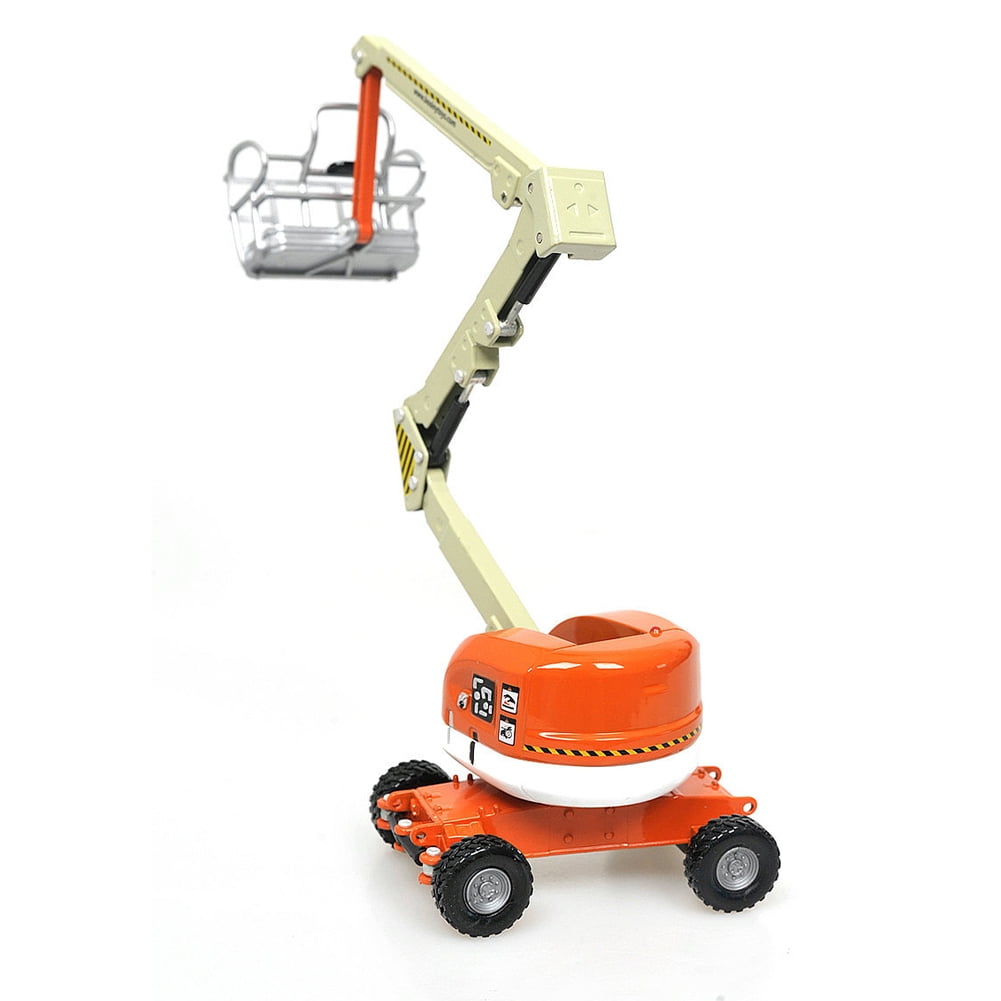 1:87 Lifting Telescopic Aerial Work Vehicle Model Alloy Engineering ...