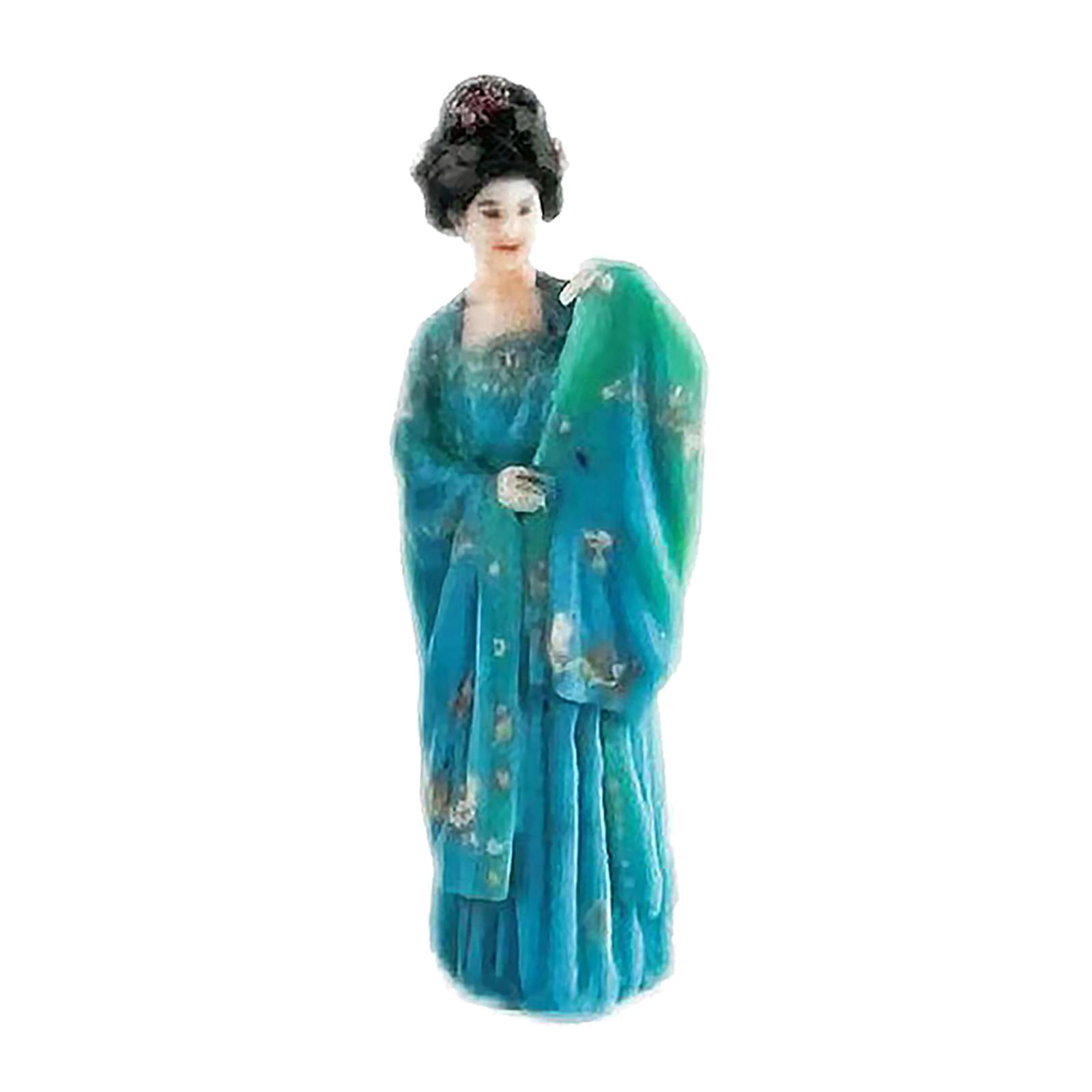 1/87 Realistic Character Figure Ancient Beautiful Women Statue Tiny ...