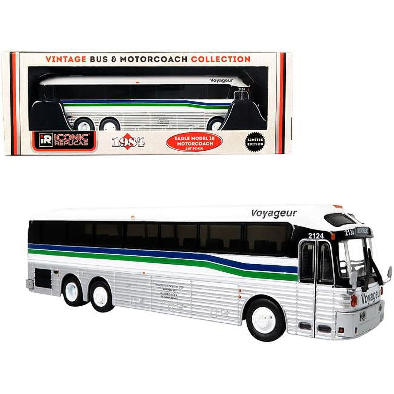 1-87 Scale 1984 Eagle Model 10 Motorcoach Bus Montreal Voyageur Vintage ...