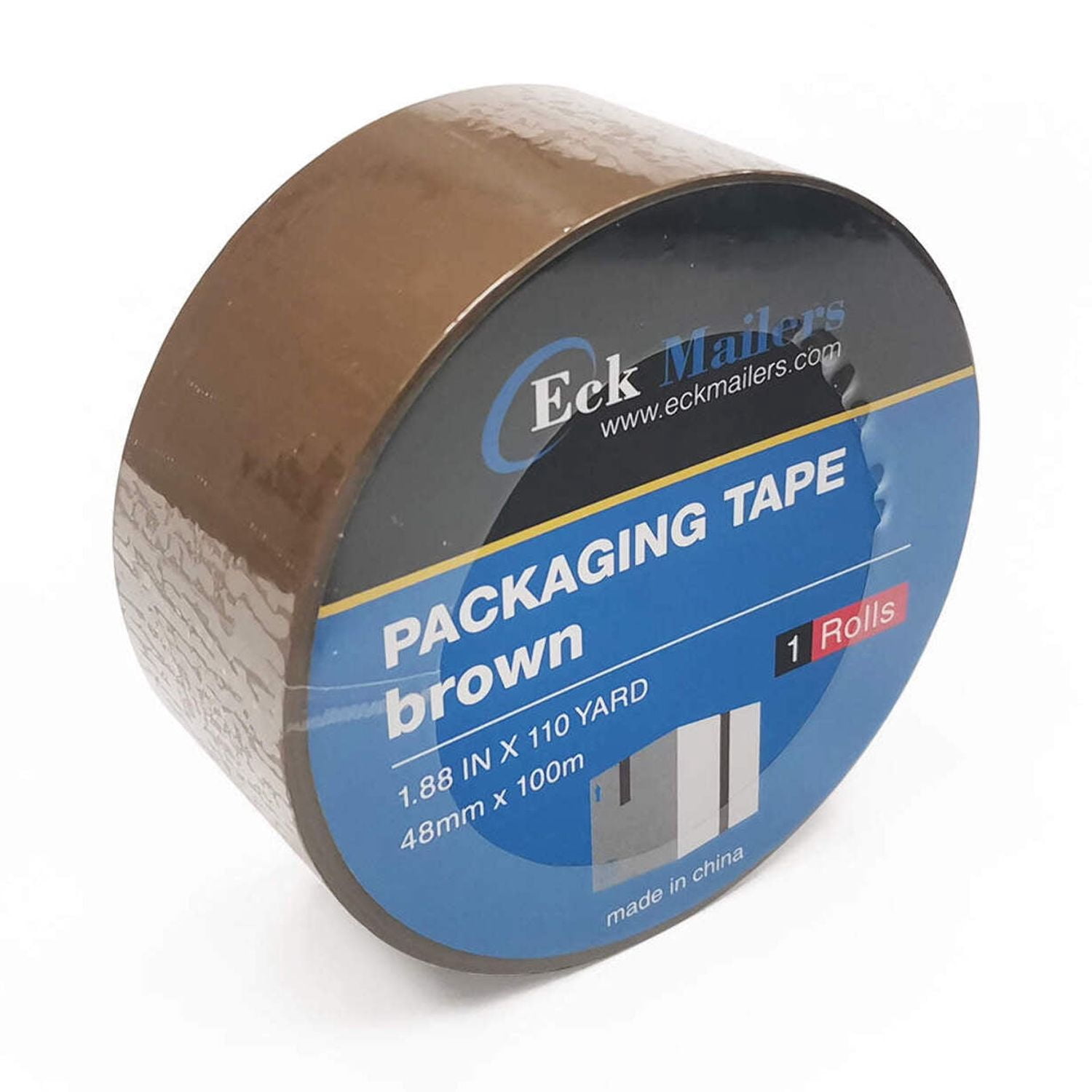 1.88" 110 Yard Brown Packing Tape For Packaging Carton Box Moving ...