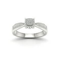 1/8Ct TDW Diamond S925 Sterling Silver Fashion Ring - Walmart.com