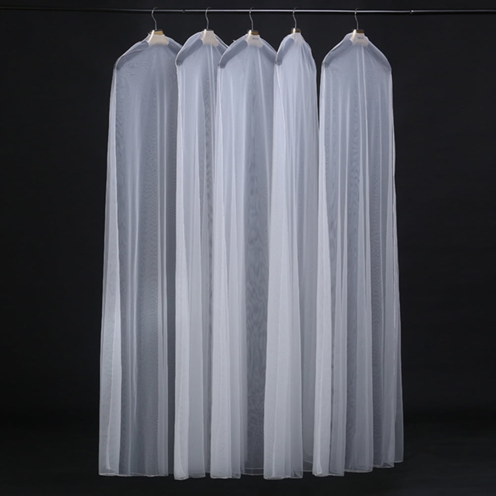 1.8M Bags See Through Wedding Gown Garment Bag Gusset,Rip and Water ...