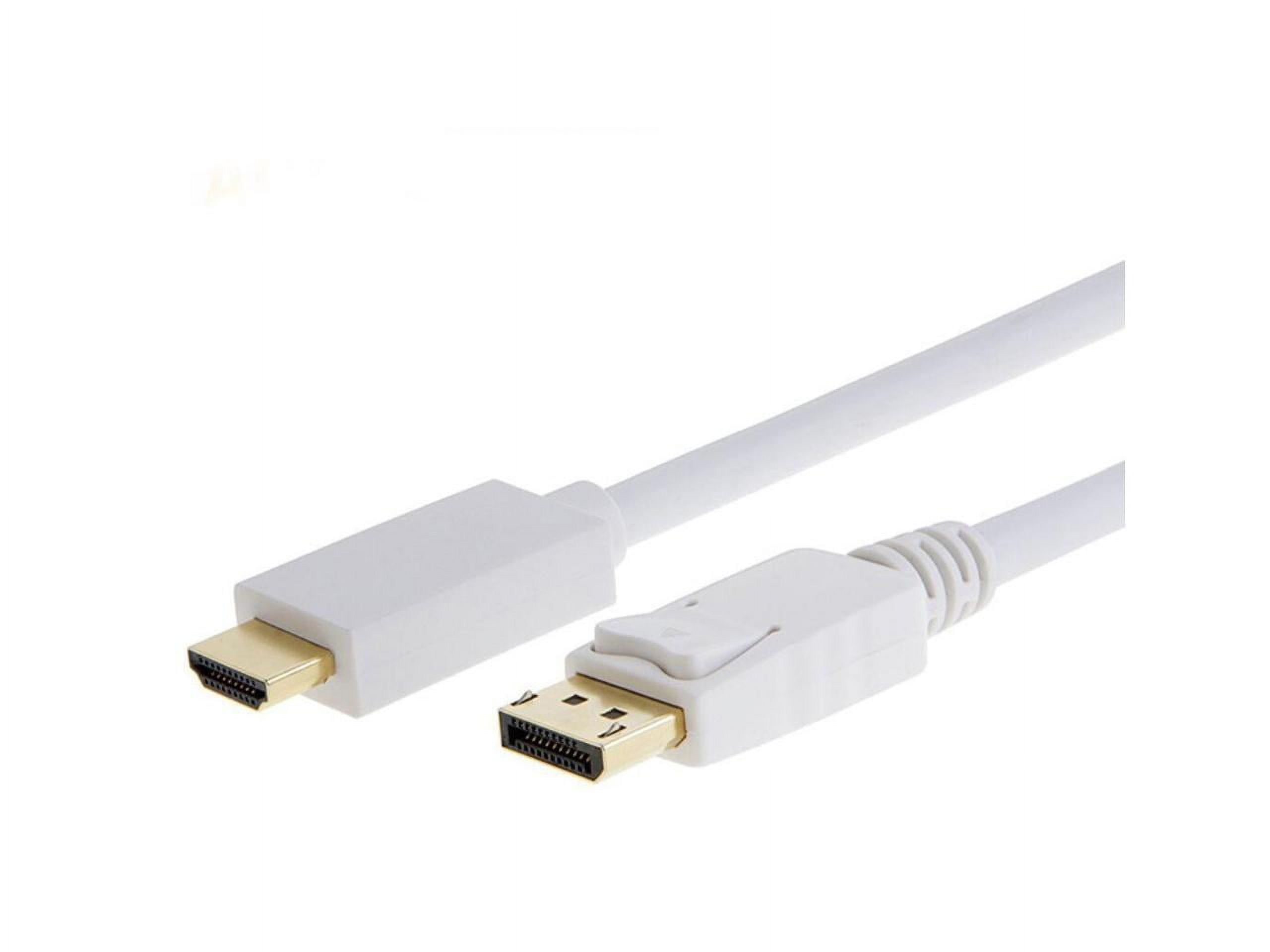 1.8M Display Port DP To HDMI Male AV Cable Adaptor HDTV LCD PC Laptop ...