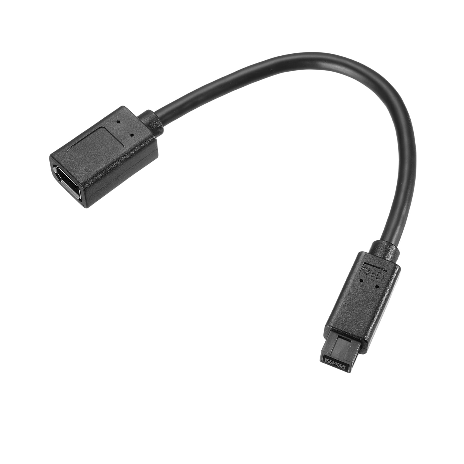 1.8M IEEE 1394 Cable, 6 Pin Female to 9 Pin Male 800Mbps Adapter Cable ...