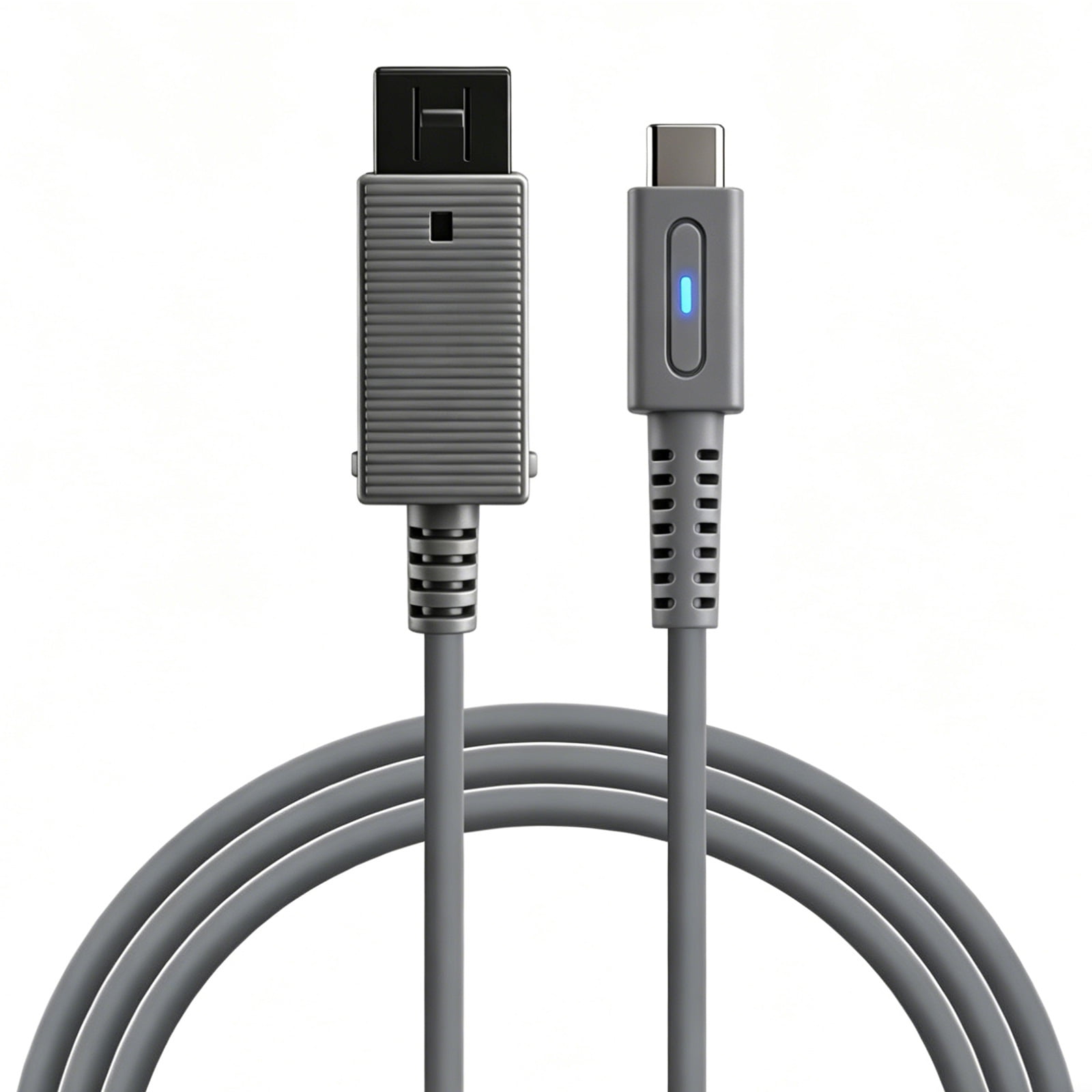1.8M USB Type C Power Supply Cable Gray Chargers Wire For Game Consoles ...