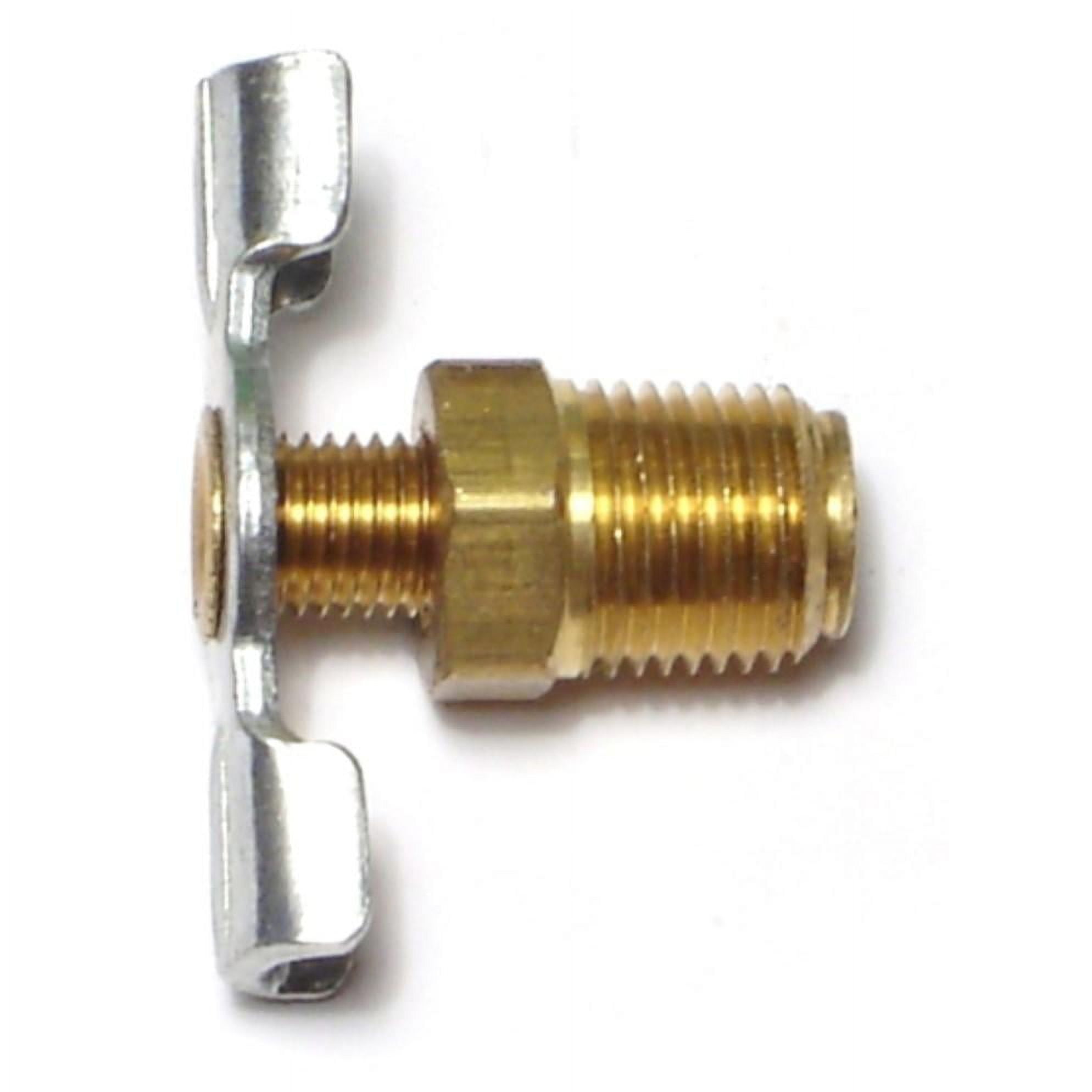 1/8MIP x 7/16" Brass Drain Cocks DCB-113 (4 pcs.) - Walmart.com