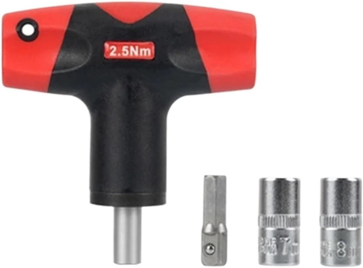 1.8Nm/2.5Nm for Professional T-Handle Preset Torque Wrench Safe and Fast Hex Socket Torque ...