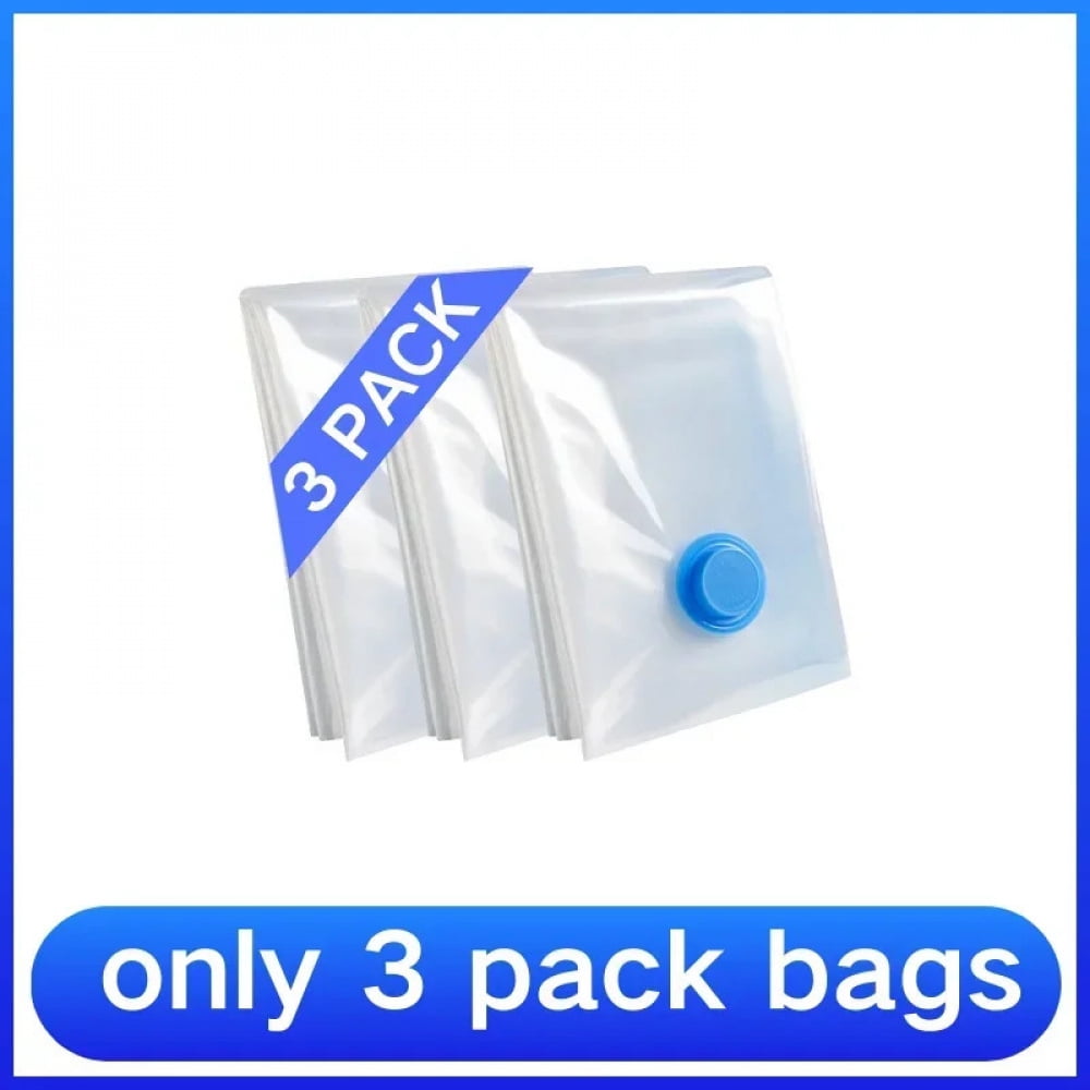 1-8PCS Vacuum Bag and Pump Cover for Clothes Storing Large Plastic ...