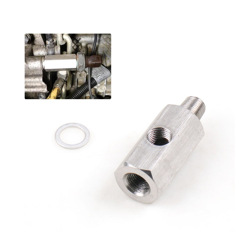 1/8Inch Bspt Oil Pressure Sensor Tee To Npt Fitting Turbo Supply Feed ...
