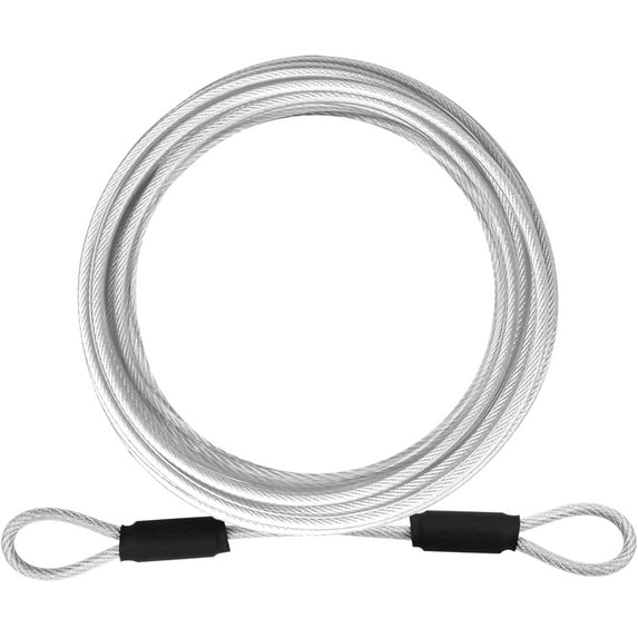 1/8inch Stainless Steel Security Cable 4/6/10/15FT Luggage Lock Safety Wire Flexible Steel Wire ...