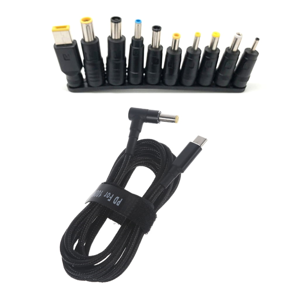 1.8m 100W Type-C Power Adapter Jack Connector USB-C Type-C to Universal ...
