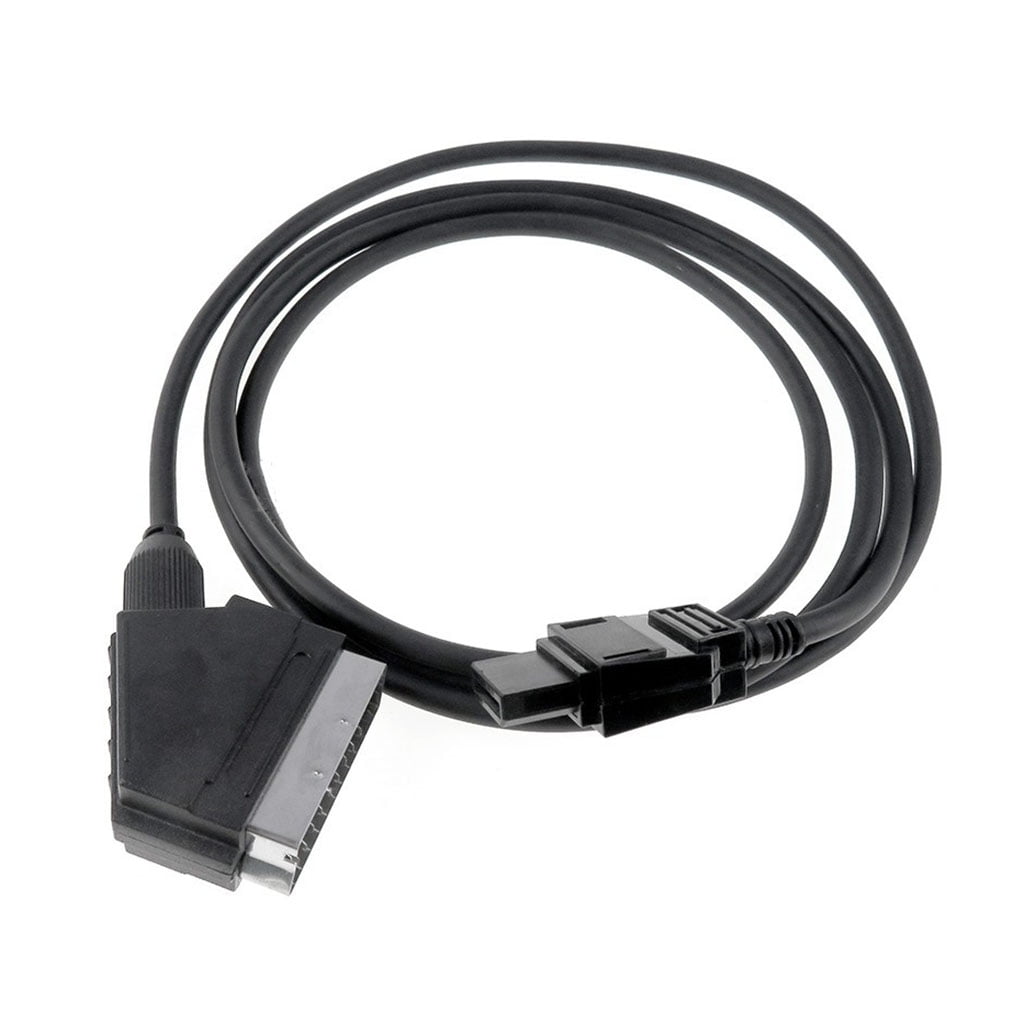 1.8m/3.0m Scart Video AV Cable Connection Cord for NES Console, 5.9FT/9 ...