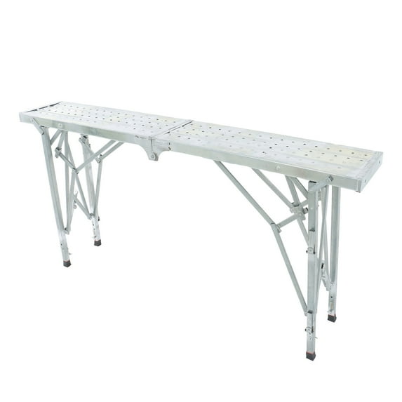 1.8m Portable Folding Scaffolding Platforms Adjustable Height Work ...