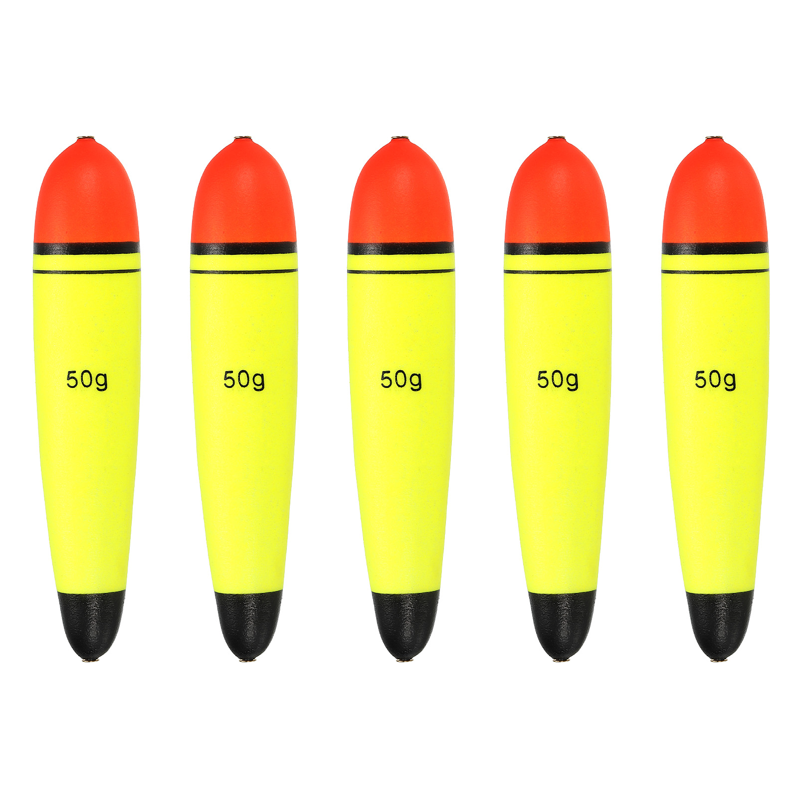 1.8oz Fishing Slip Bobbers EVA Fishing Float, Yellow, 5 Pack - Walmart.com
