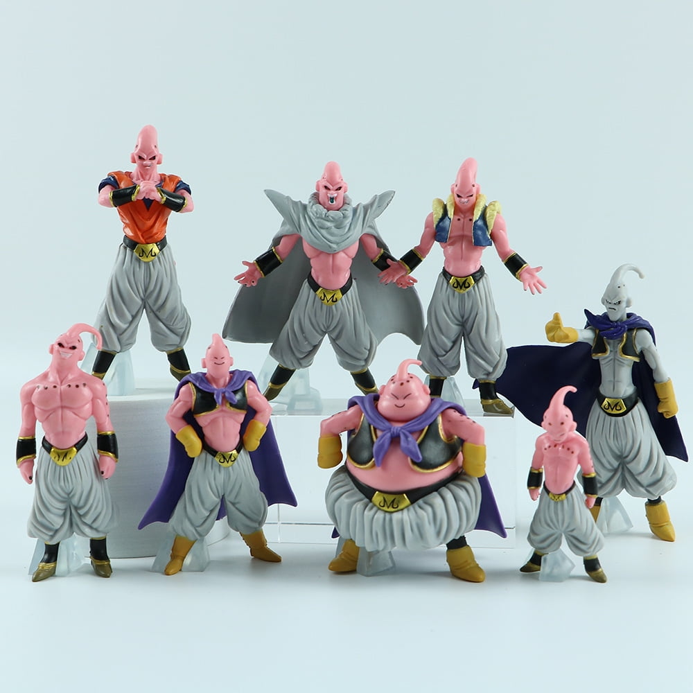 1/8pcs/Set ZERO Majin Buu Figurine DBZ Figure Super Saiyan Action ...