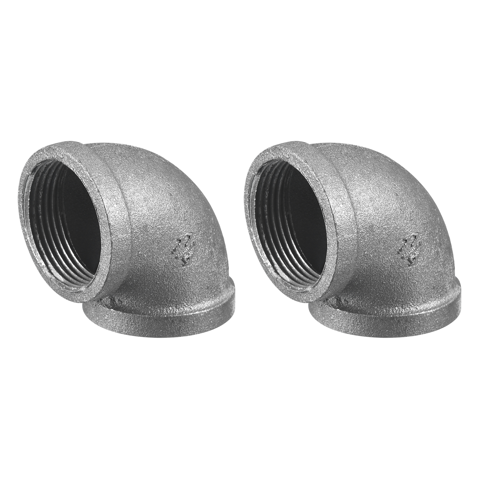 1 9/16"(40mm) 90 Degree Malleable Iron Elbow Fitting, Threaded Pipes ...