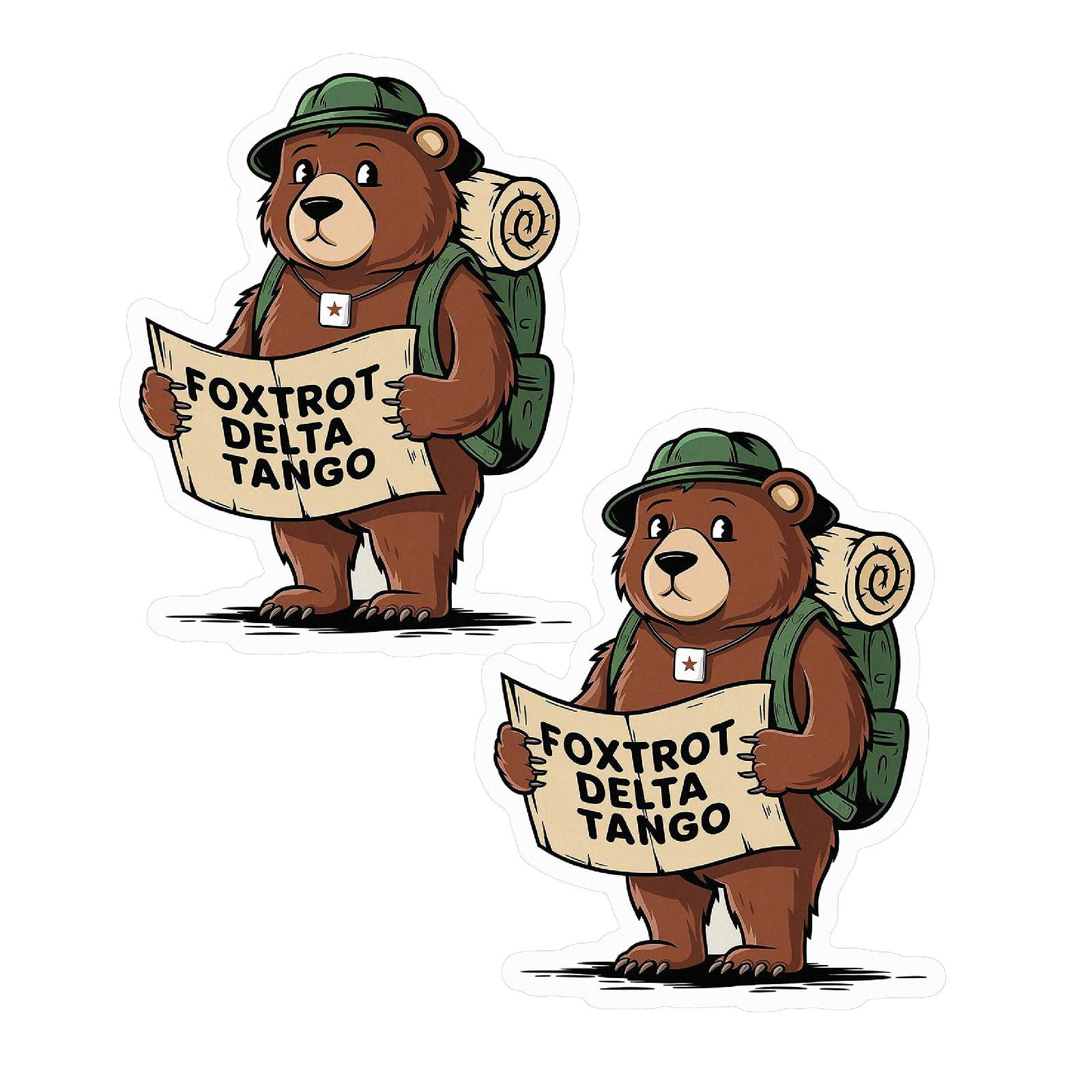 1.9/3.9/5.9/7.8 Inch Animal Bear Stickers National Parks Sticker for Laptop Water Bottle Cars ...