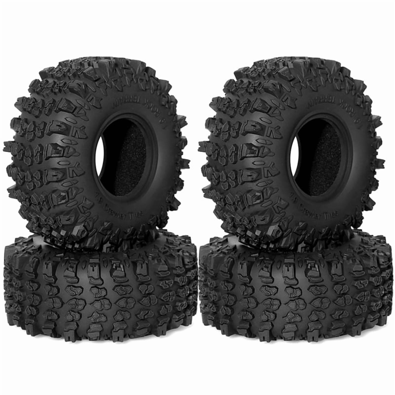 1.9 Crawler Tires Rubber Mud Slingers Grappler Wheels Tyres for 1:10 ...