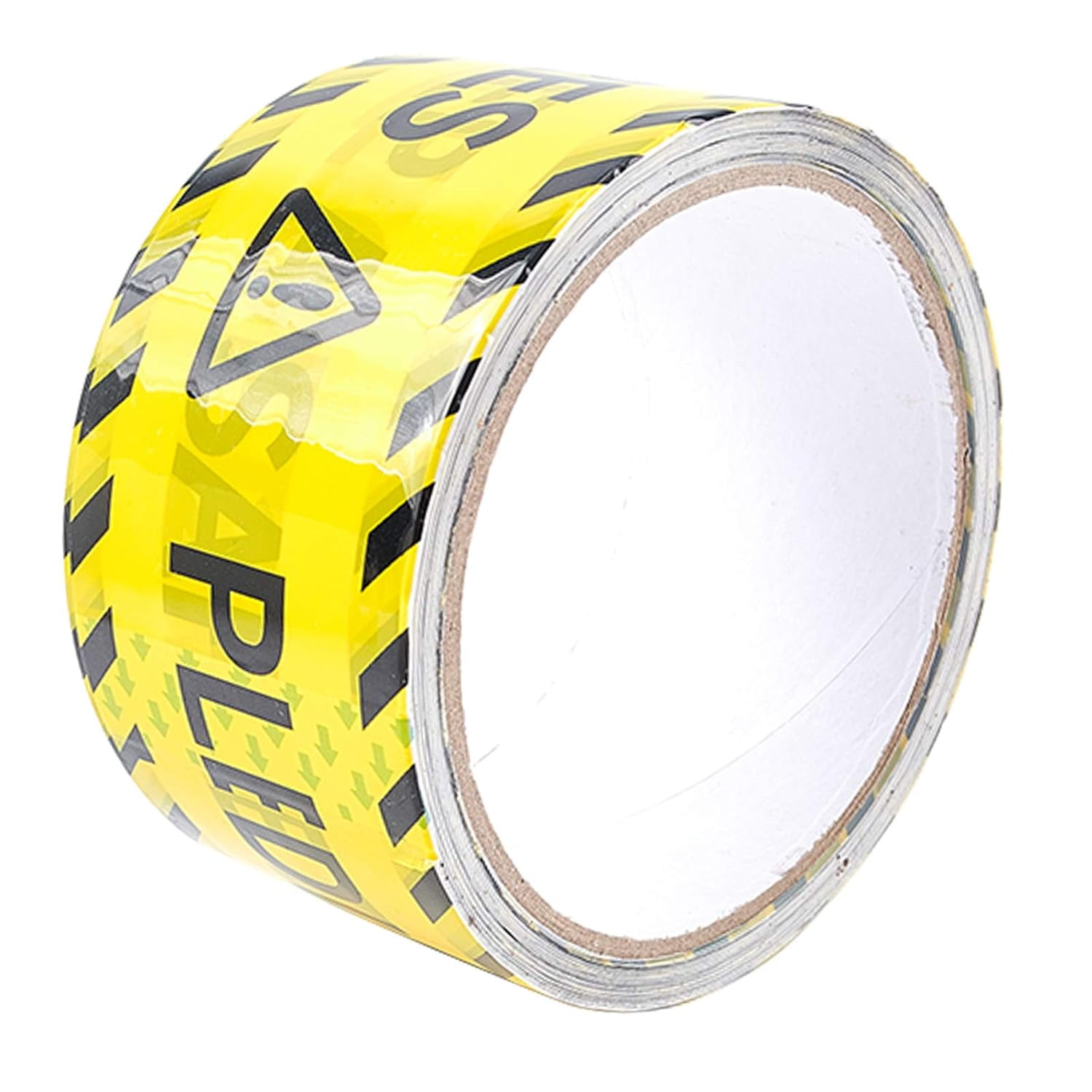 1.9 Inch x 82 Feet Yellow Social Distancing Stickers Tape Roll Please ...