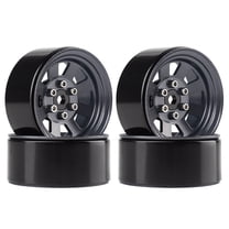 Flyxm 4PCS Aluminum 2.2" Beadlock Wheels Rims for 1/10 RC Rock Crawler ...