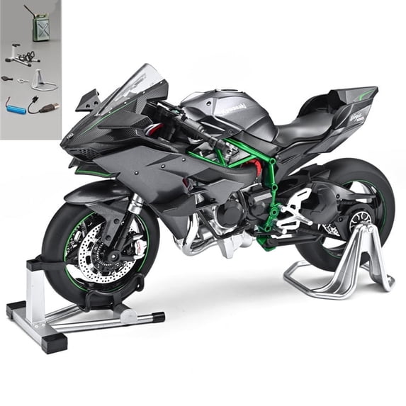 1:9 Scale Alloy Racing Motorcycle Model, Diecast Sports Bike Toy with ...