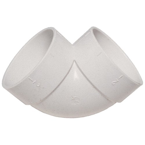 1 - 90° Short Elbow PVC Fitting, Short fitting for 90° connection of 2 ...