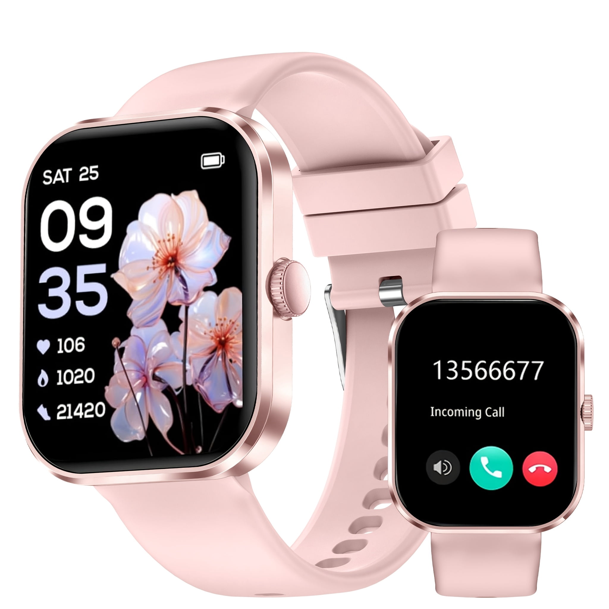 1.91-inch AMOLED smartwatch with voice assistant, calls and music ...