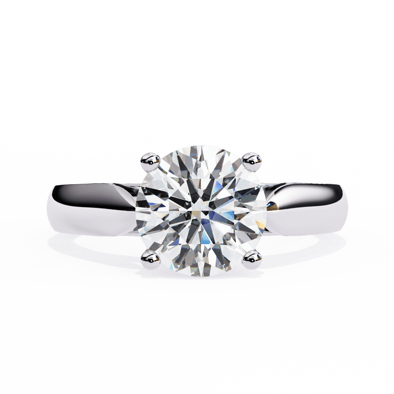 1.92 CT Round Brilliant Cut IGI Certified Lab Created Diamond, Single ...