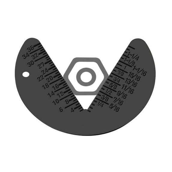 1.92x2.51in Screws Bolts Nut Thread Measurement Size Gauges Inspection ...