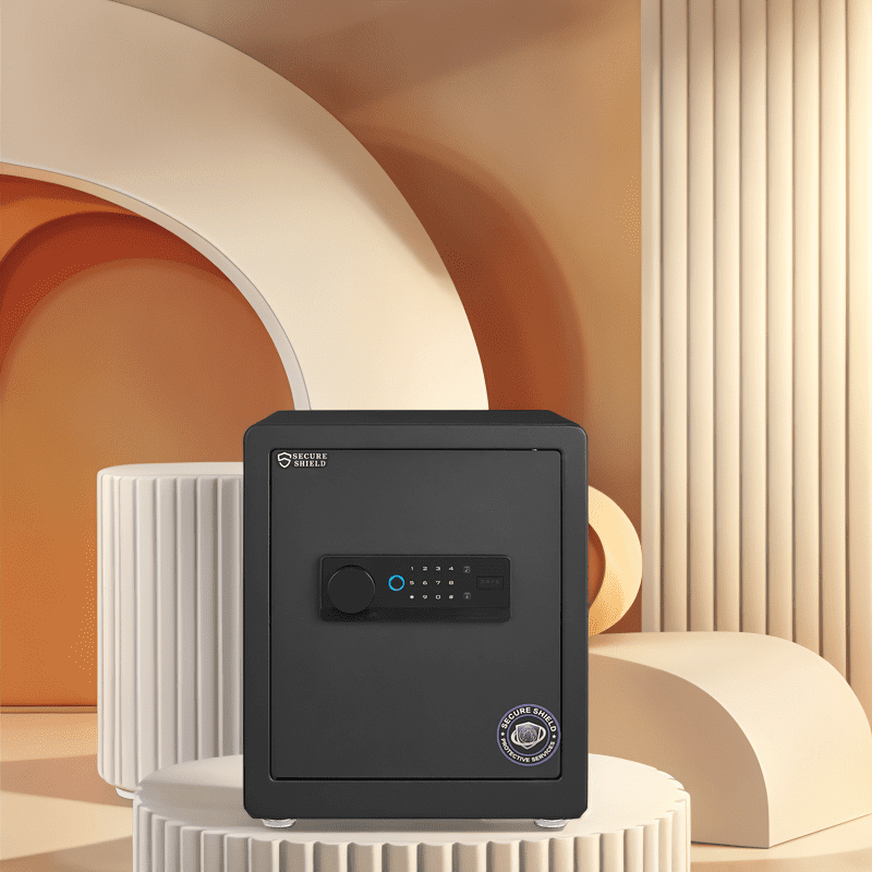 1.93 Cuft Safe Box, Security Electronic Steel Home Safe, Anti-Theft Digital Security Lock Box ...