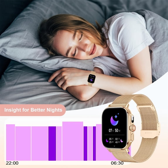 1.95" HD Smart Watch Fitness Tracker | Step Counter, Calorie Monitor ...