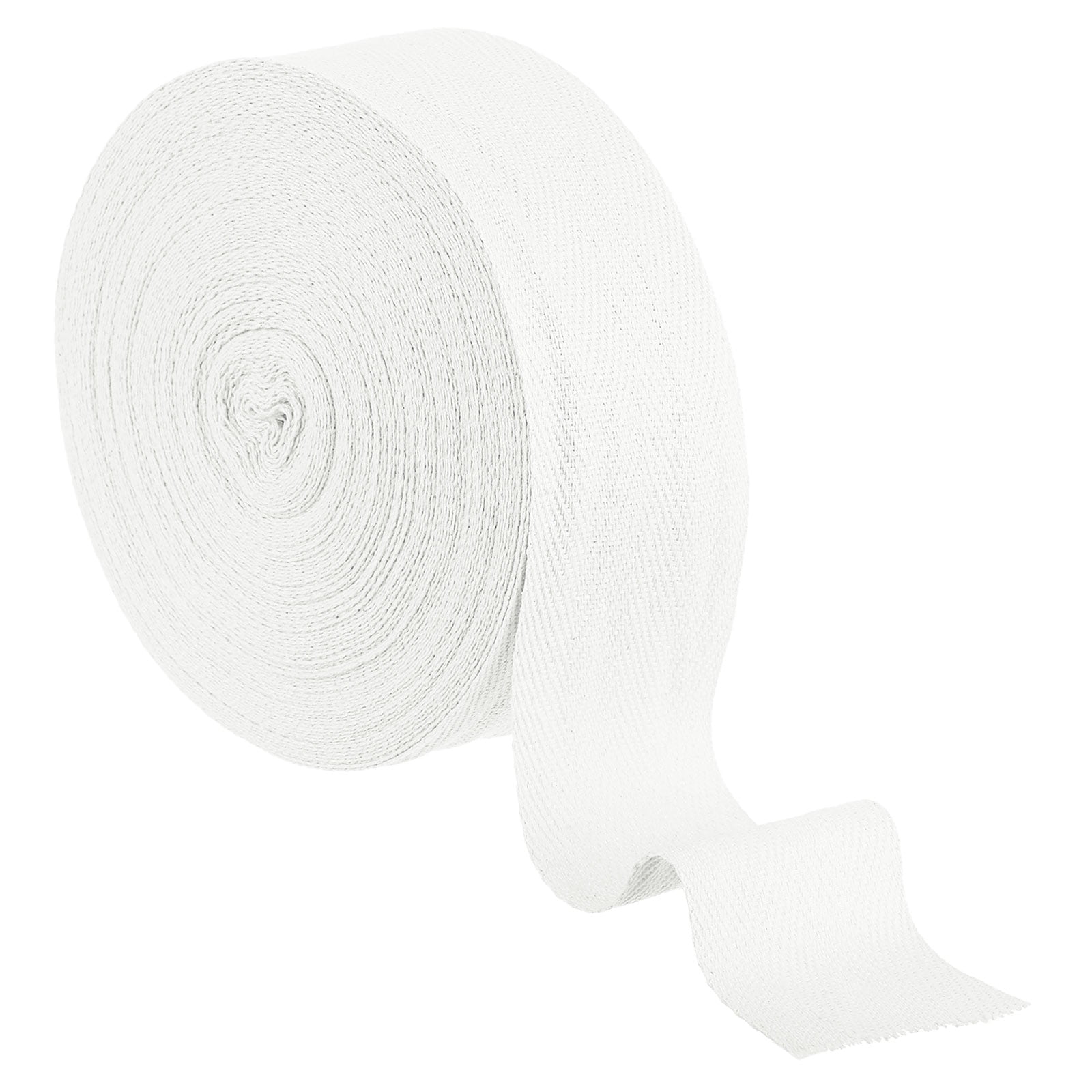 1.97 Inch Cotton Twill Tape Ribbon, 22 Yards Roll Herringbone Webbing ...