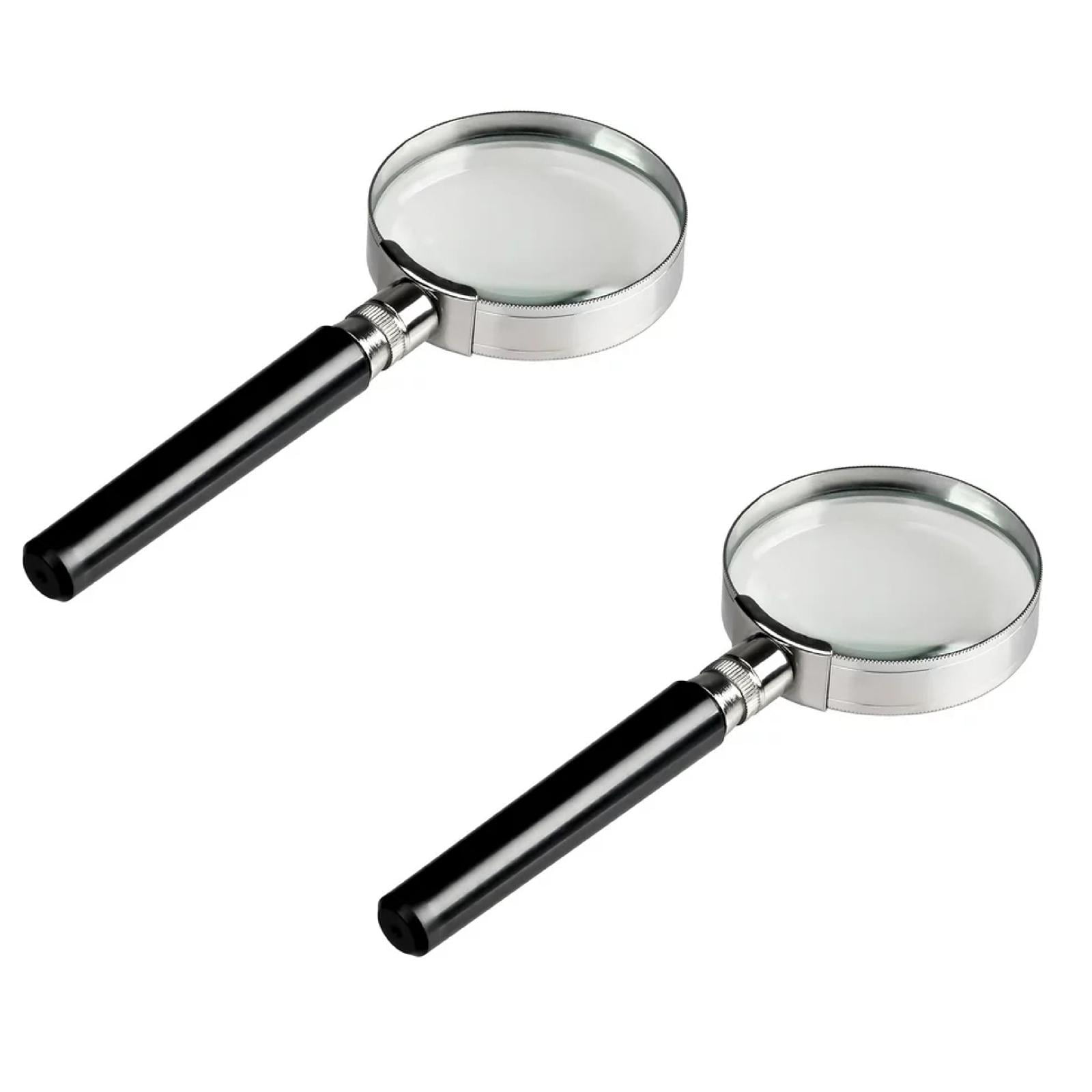 1.97 Inch Diameter 10X Magnifying Glass Reading Glass Focal Length ...