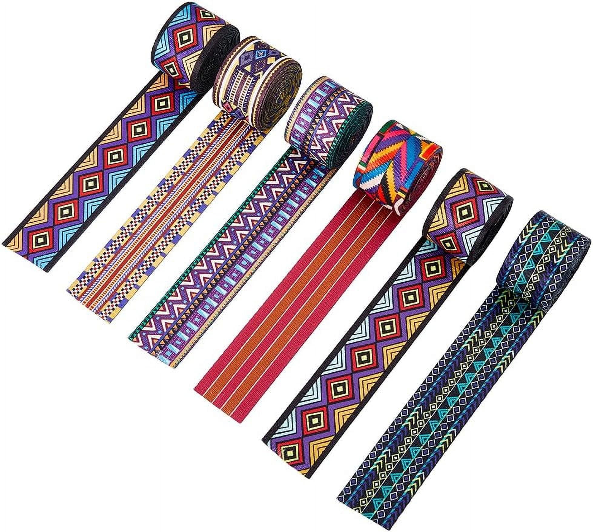1.99 Yards(1.82m) Polyester Webbing 6 Strands 6 Styles Webbing Straps ...