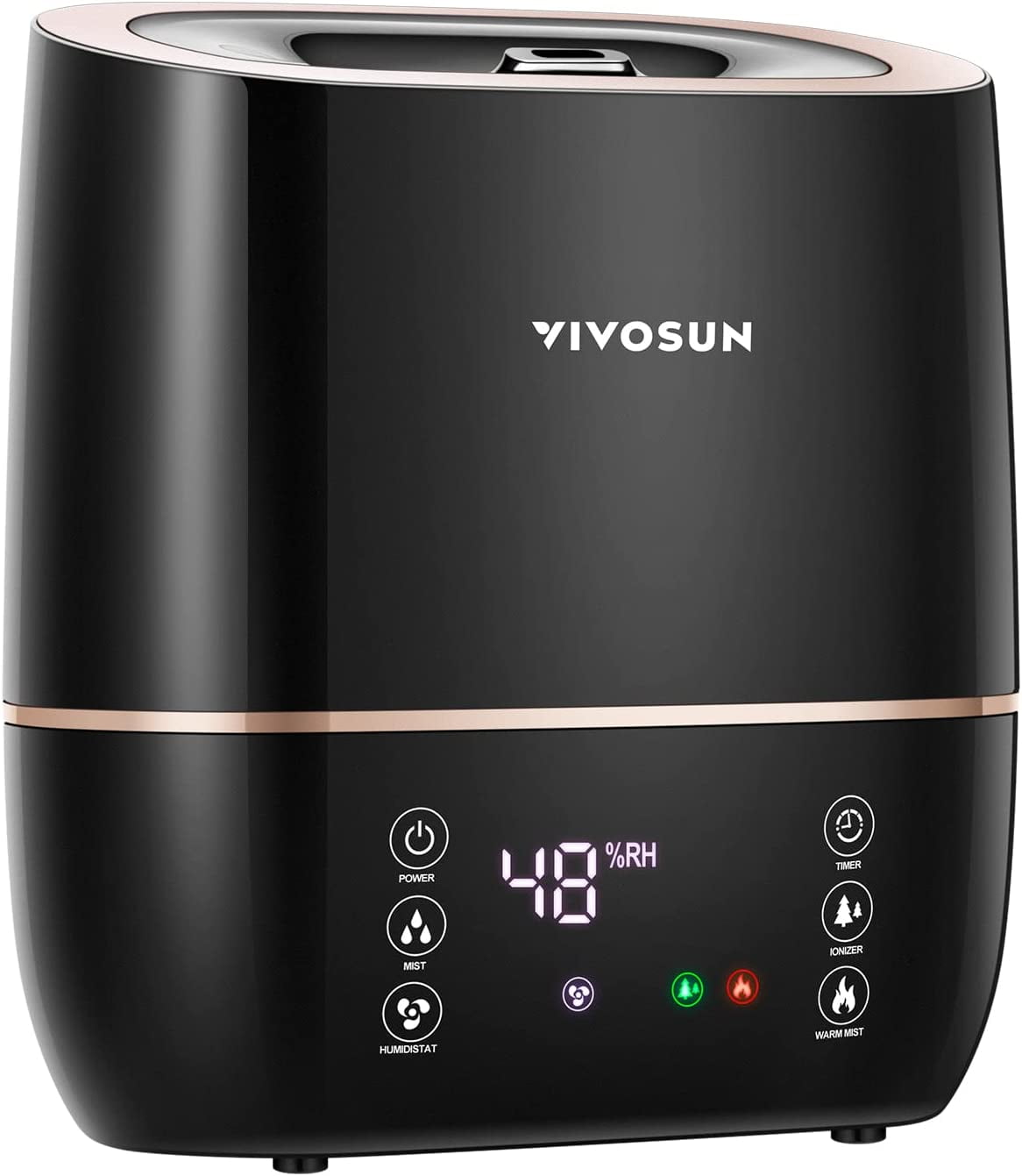 1 9L Air Humidifier 2-in-1 Top Fill Cool & Warm Mist Humidifier Indoor ... 1 9L Air Humidifier 2-in-1 Top Fill Cool & Warm Mist Humidifier Indoor ...