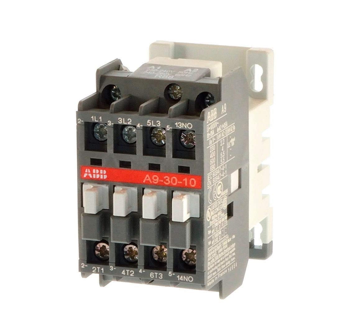 1- ABB A9-30-10 Contactor 220/230V 50Hz 230/240V 60Hz 25A 3-Pole - Walmart.com