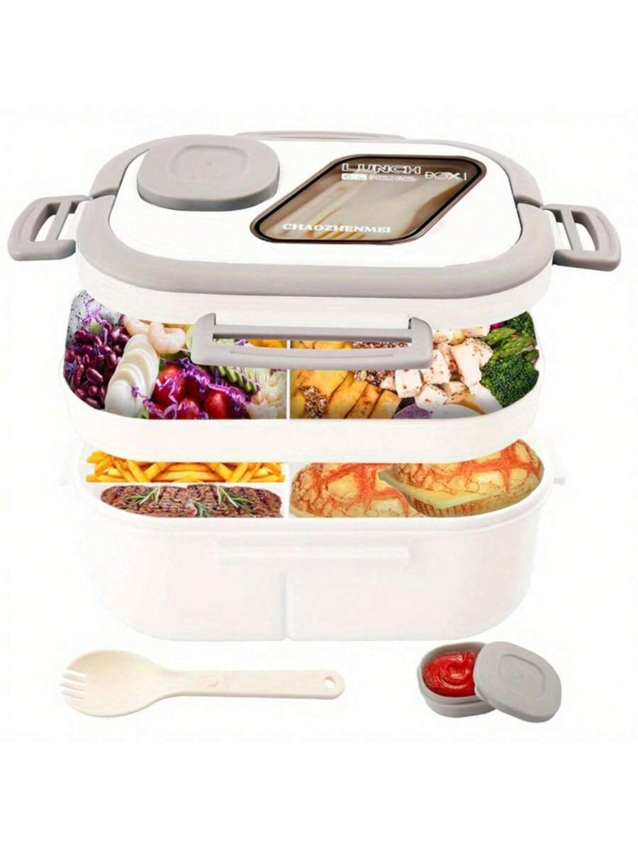 1 Adult Bento Box, Salad Container, Large 40.5 Oz. Salad Bowl, Bento ...