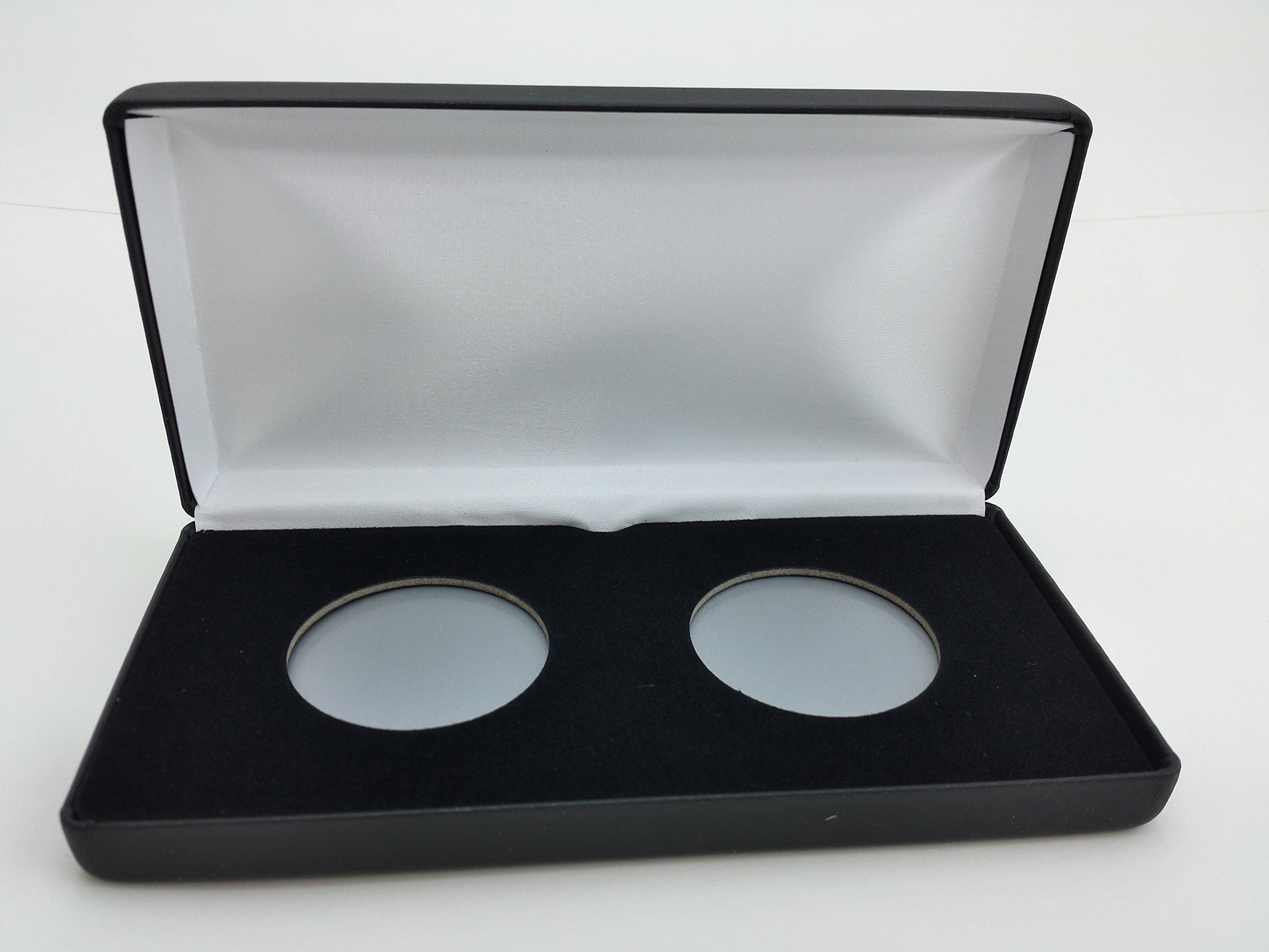 (1) Air-Tite Black Leatherette Coin Presentation Case (Holds 2) for Air ...