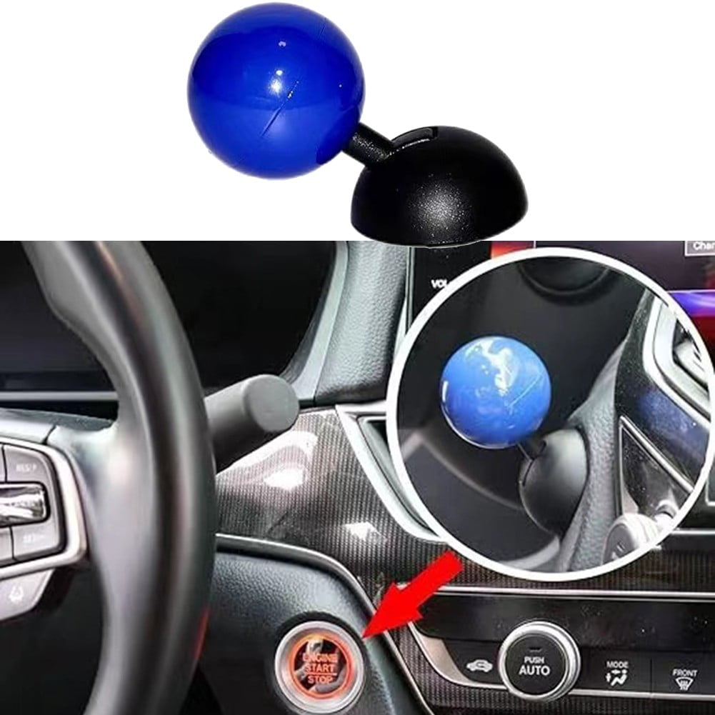 1* All-Metal Ball-Bar Automotive One-Touch Start Button Starter Cover ...