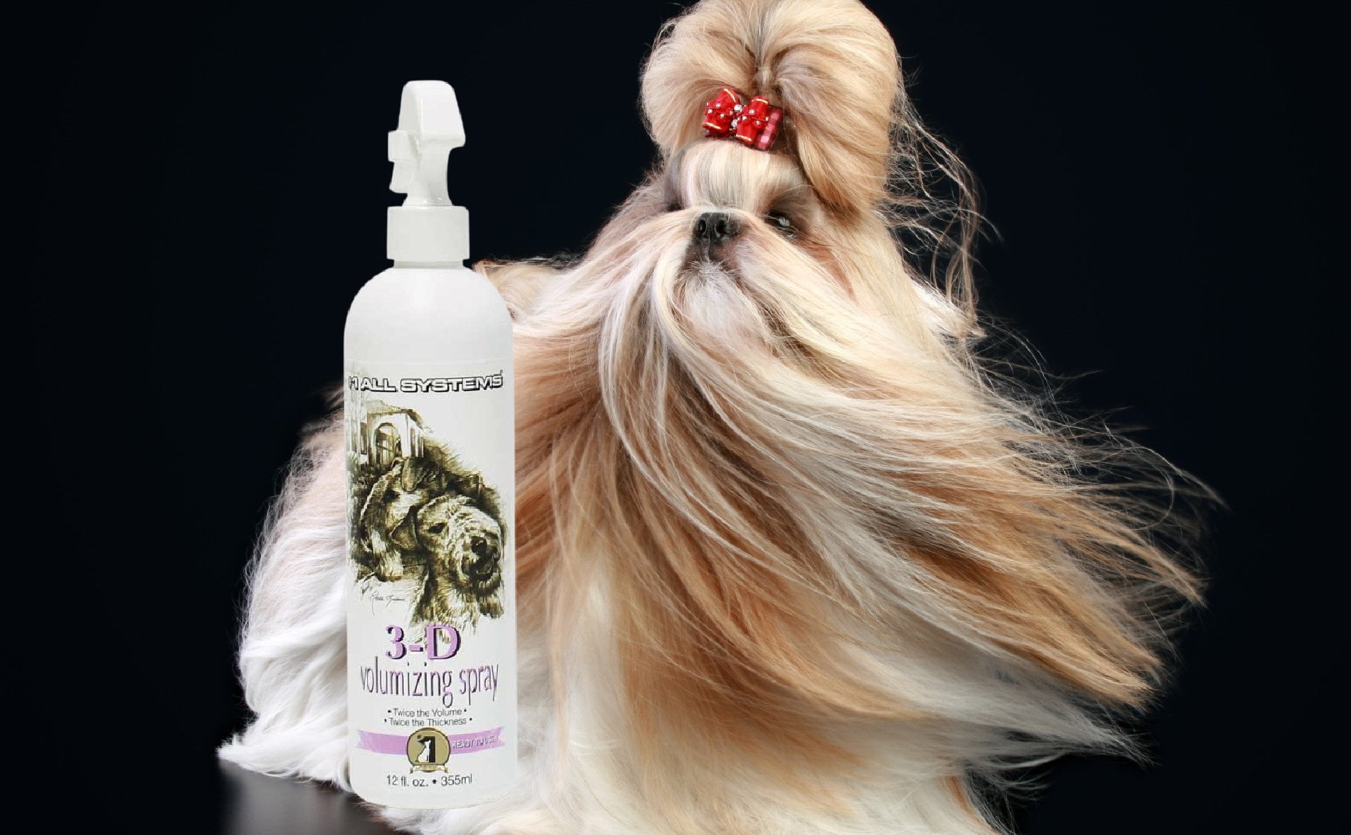 #1 All Systems 3-D Volumizng Spray for Dogs And Cats . Twice the Volume ...