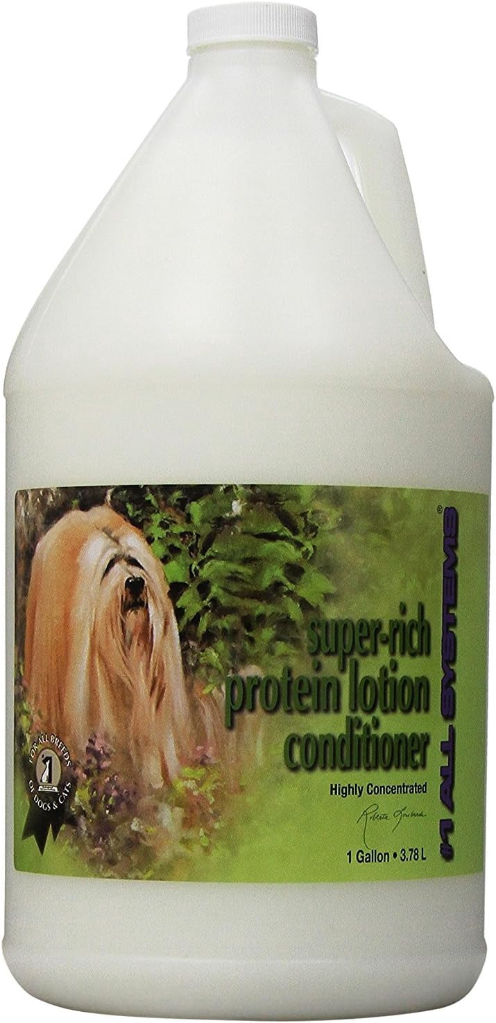 #1 All Systems Super-Rich Protein Lotion Pet Conditioner, 1-Gallon ...