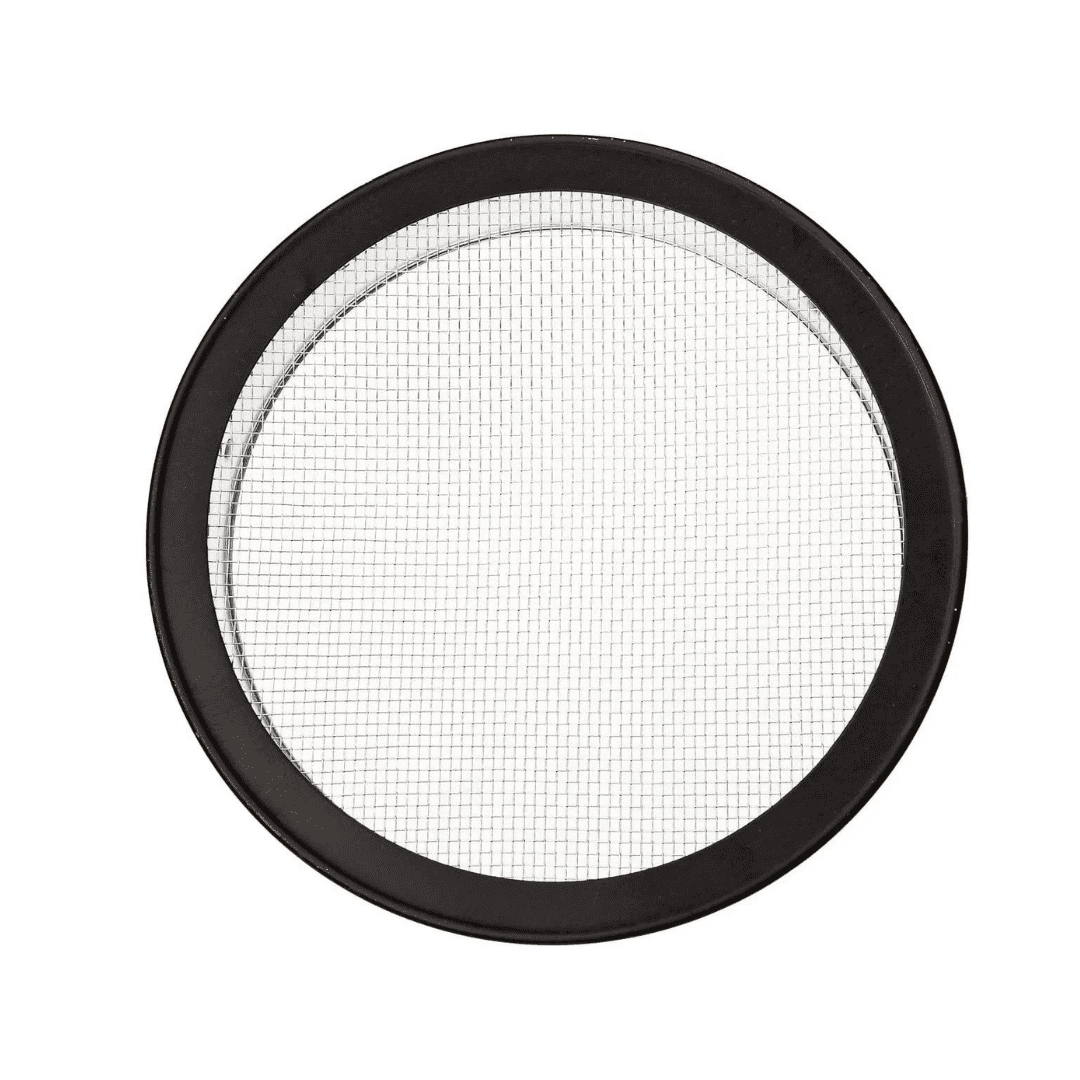 1" Aluminum Vent Round Tab Style Open Screen Black Pack of 3 for Tubing ...