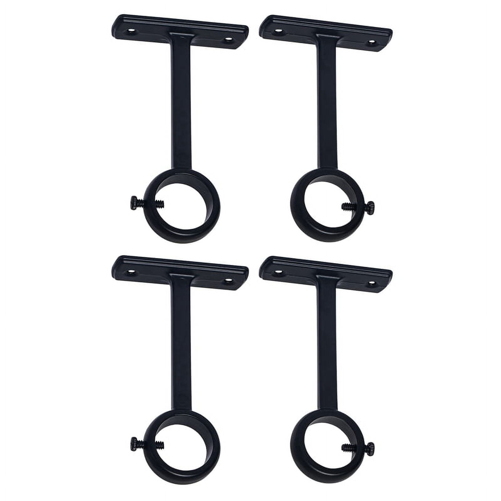 Walmart Heavy Duty Ceiling Mounted Curtain Rod Brackets, 1 Inch Rod ...