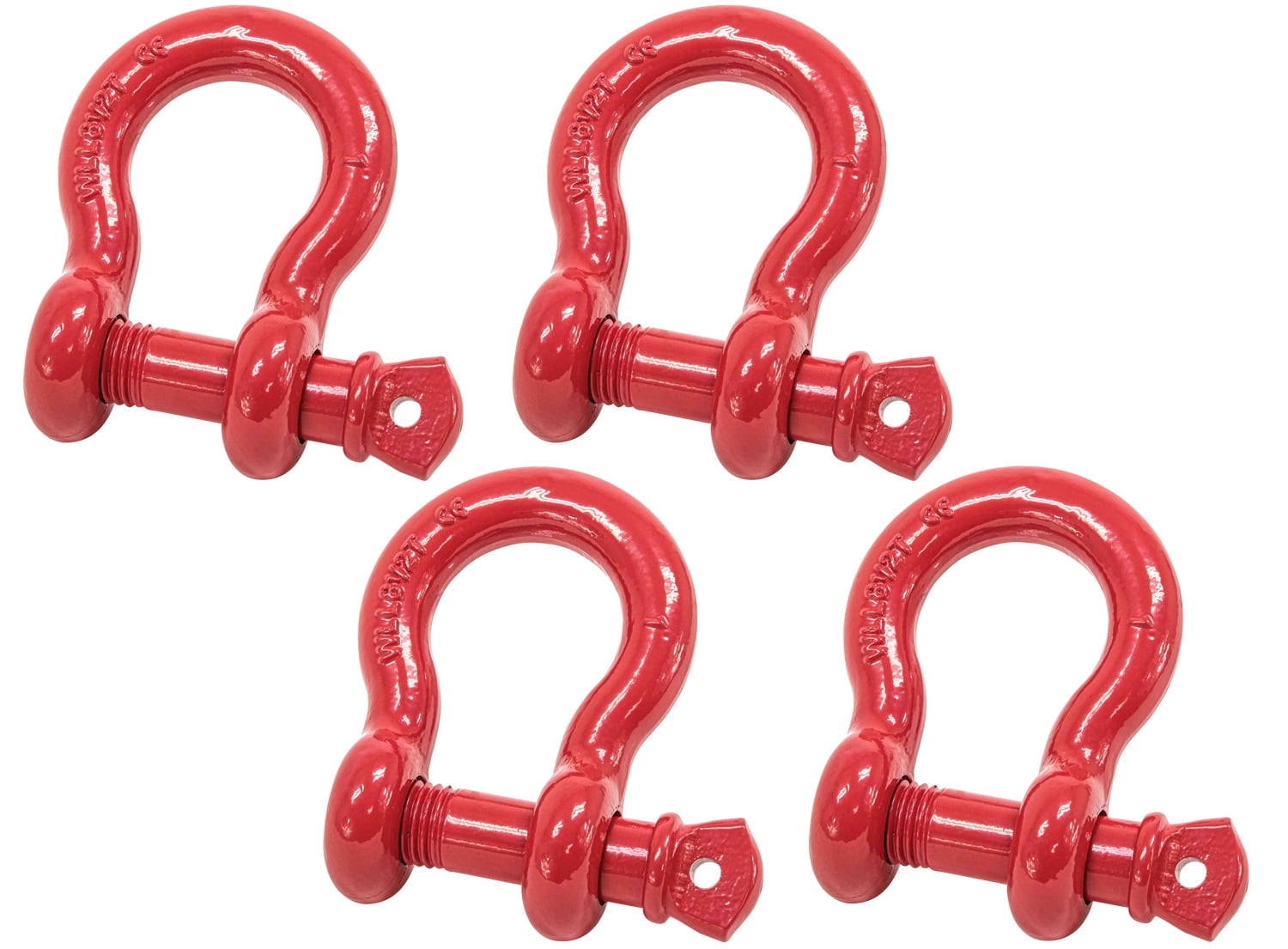 1" Anchor Shackle Forged Carbon Steel w/Alloy Screw Pin WLL 8.5 Tons ...