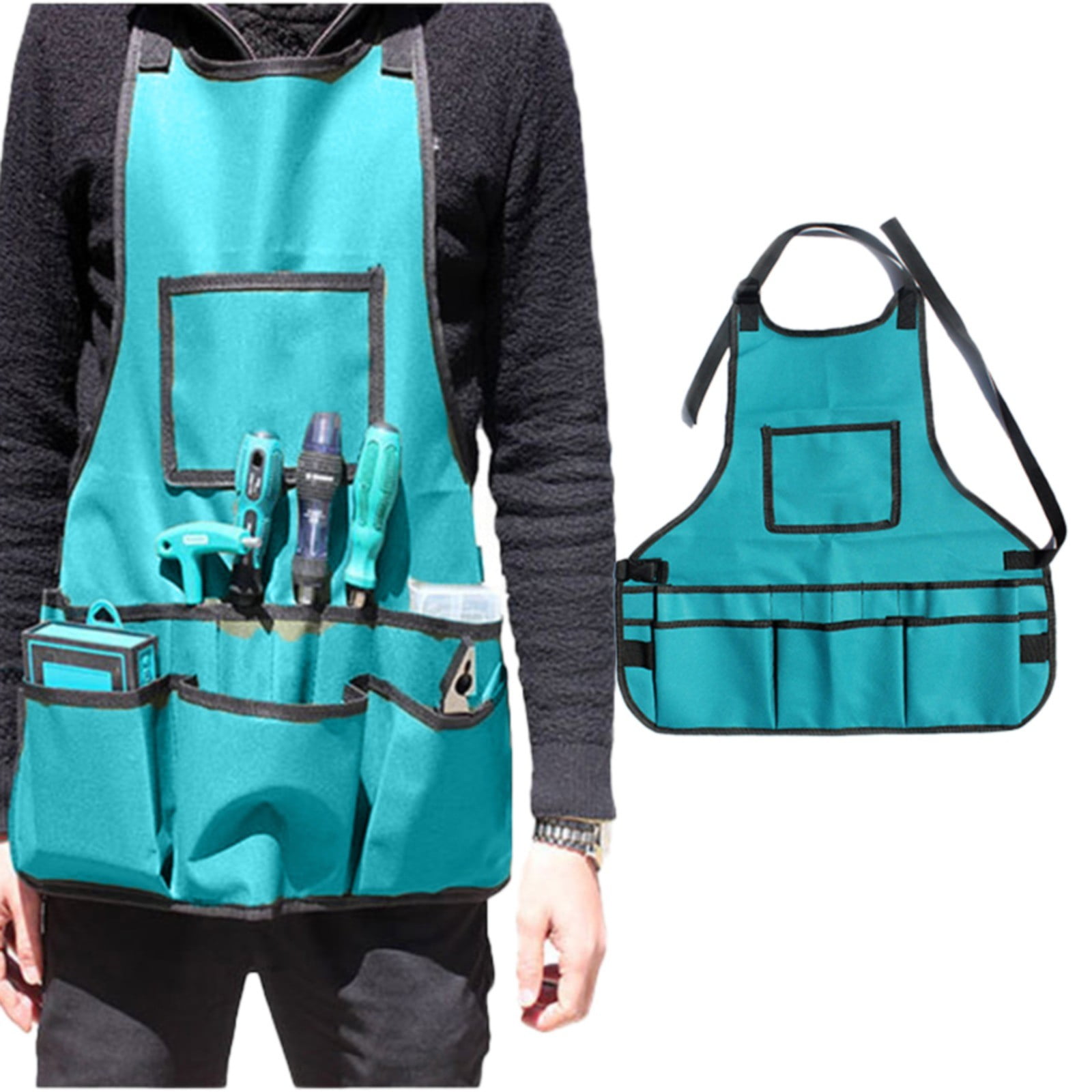 1*Apron Clearance! Mens Aprons Apron with Tool Pockets Gardening Apron Gardener Artist Apron ...