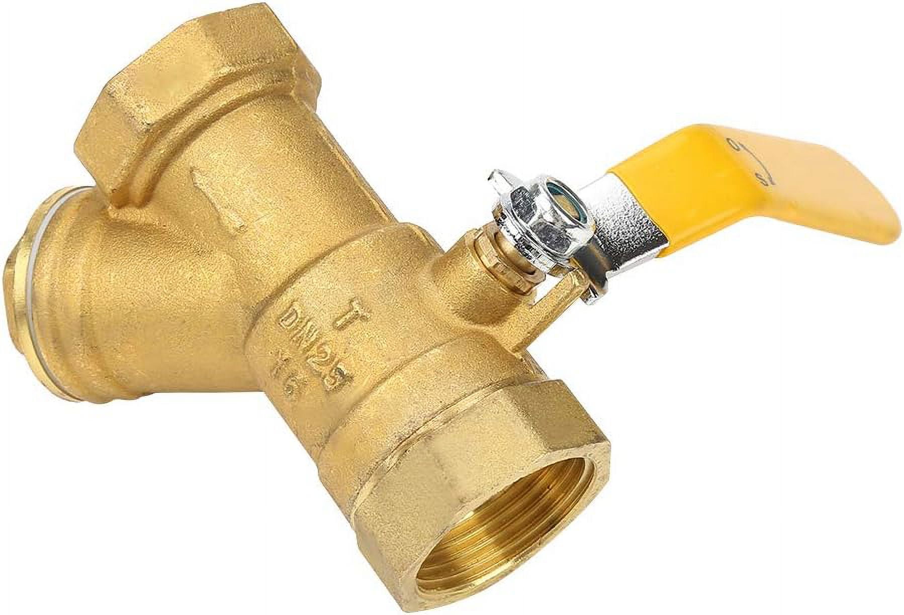 1" BSP DN25 Female Thread Y Type Brass Strainer Filter Ball Valve - Walmart.com