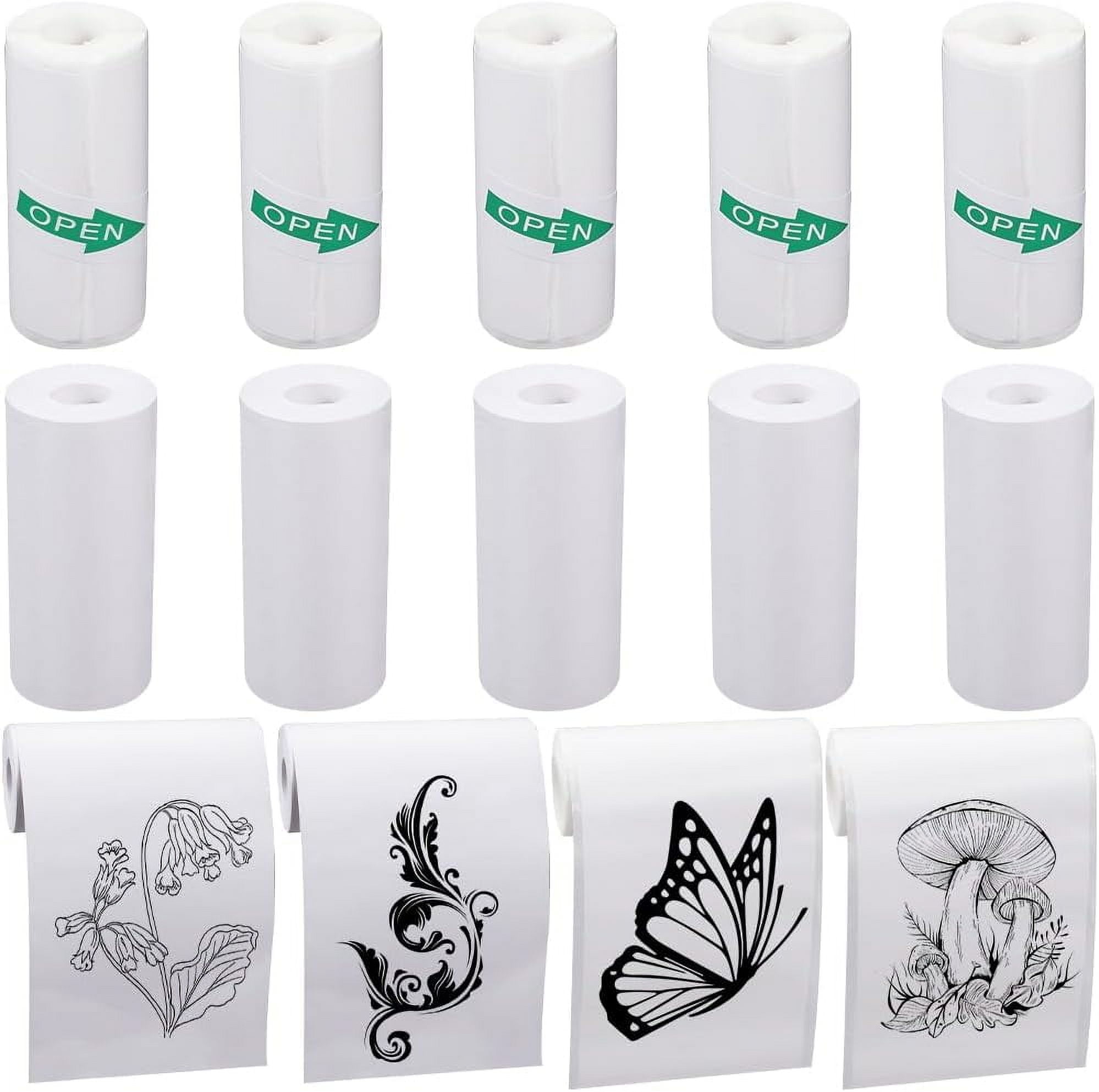 1 Bag 10 Rolls Thermal Receipt Paper 5.2cm Wide White BPA Free Receipt ...