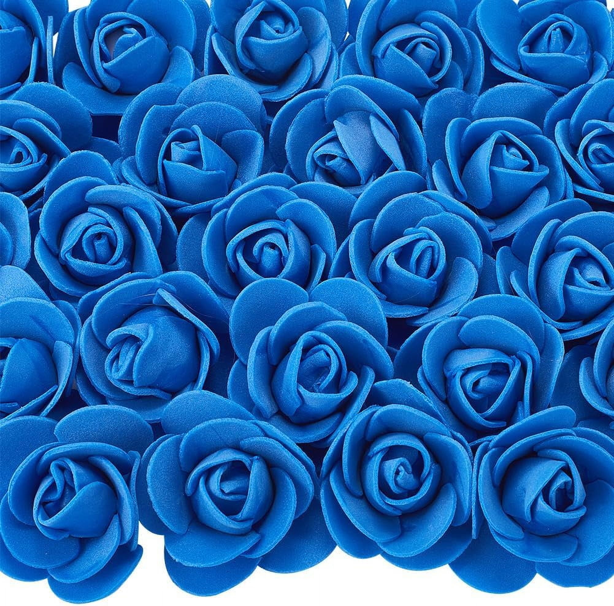1 Bag 100Pcs Artificial Rose Heads Bulk Real Touch Faux Roses 1.5 Inch ...