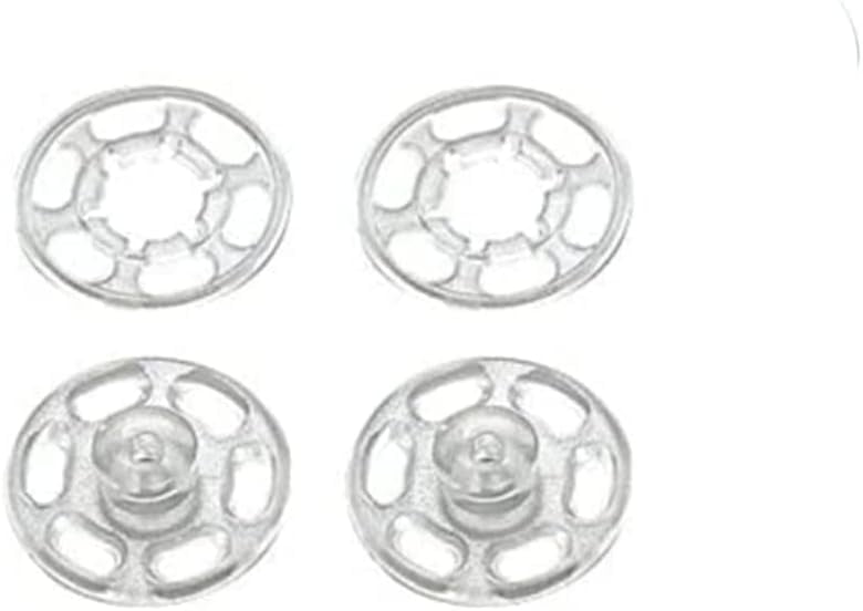 1 Bag/15 Set Invisible Small Plastic Snap Buttons Sew-on Snap Buttons ...