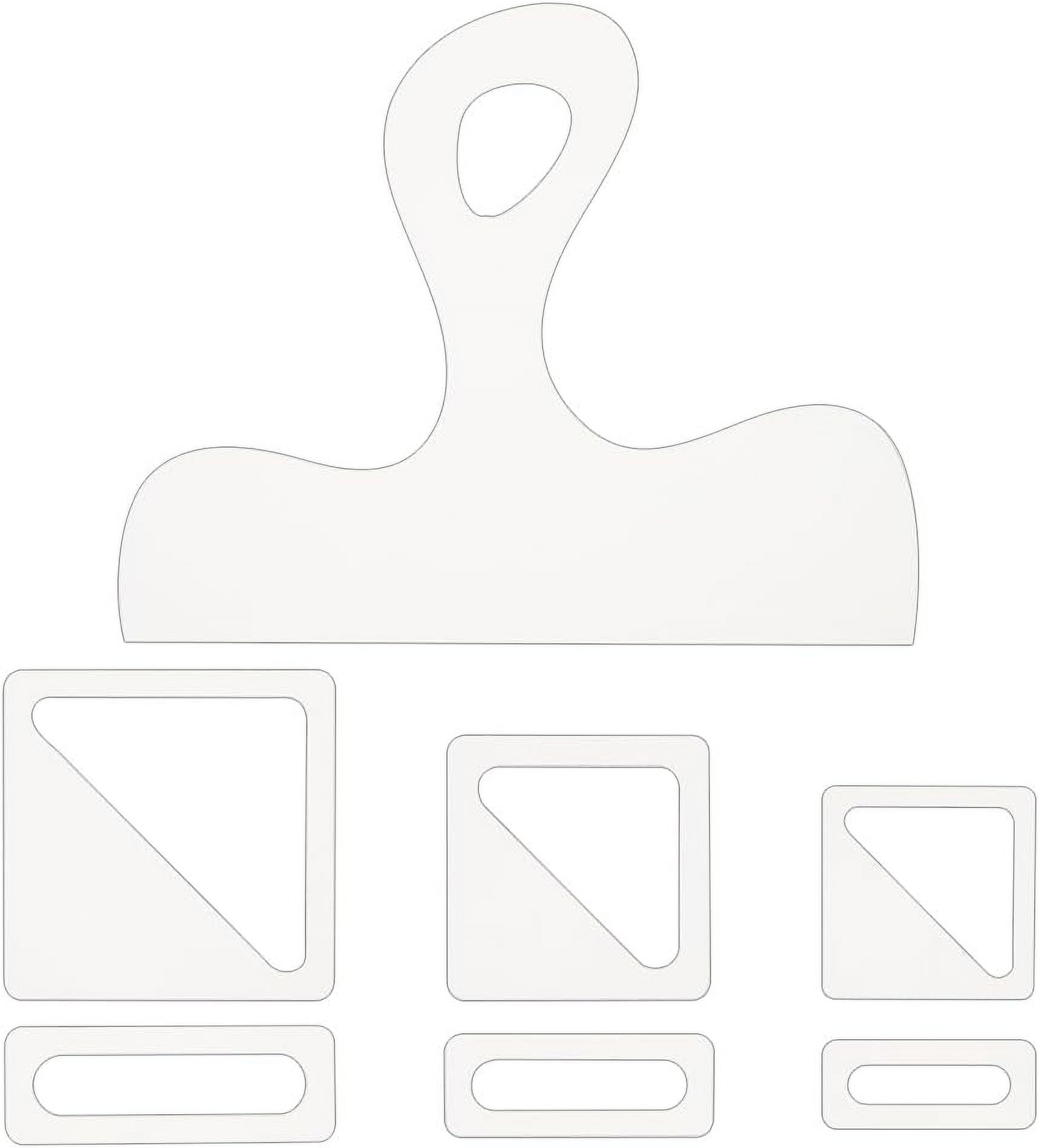 1 Bag 7Pcs Charcuterie Template Acrylic Handle Cutting Board Router ...